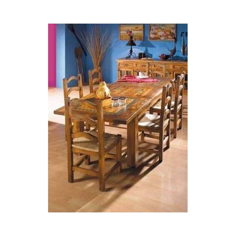 Mesa y Sillas Rustica